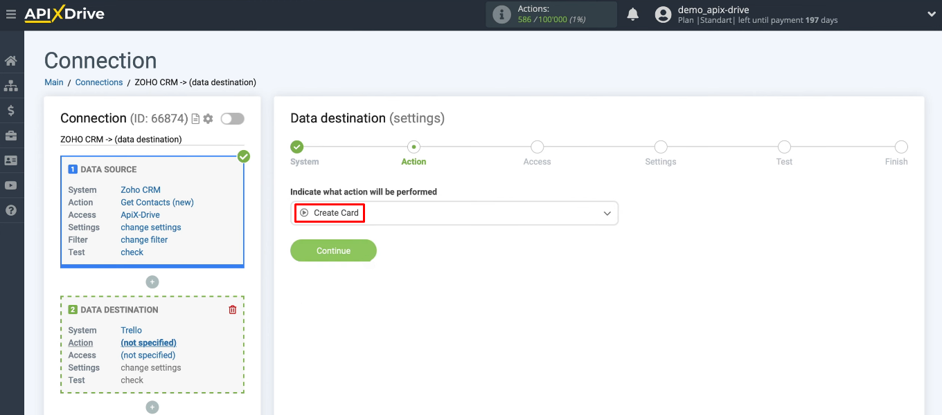 How to Connect Zoho CRM and Trello | Automatic conversion of Zoho CRM contacts to Trello tasks