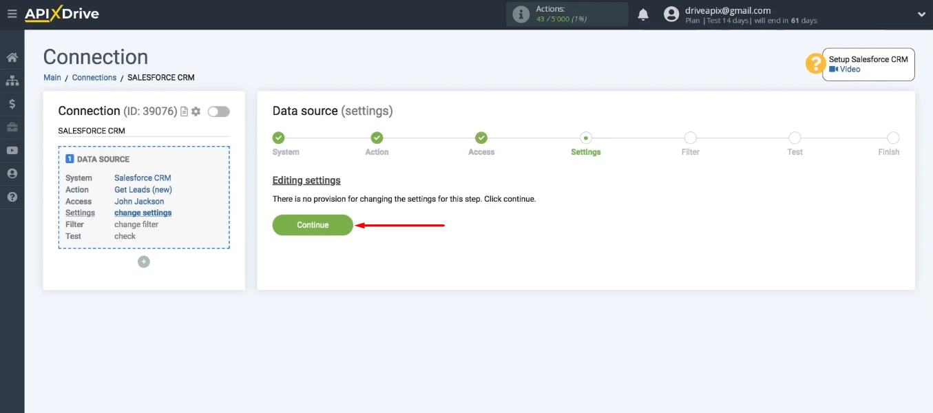 Salesforce CRM and Todoist integration without programming skills