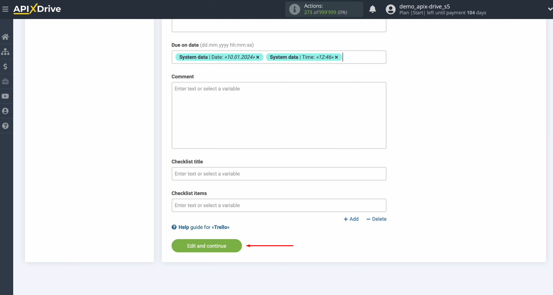 Instructions for Setting up Google Lead Form and Trello Integration: Data Transfer