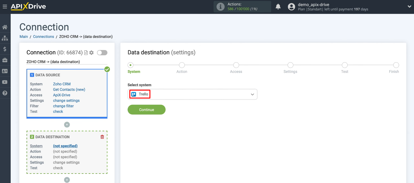 How to Connect Zoho CRM and Trello | Automatic conversion of Zoho CRM contacts to Trello tasks