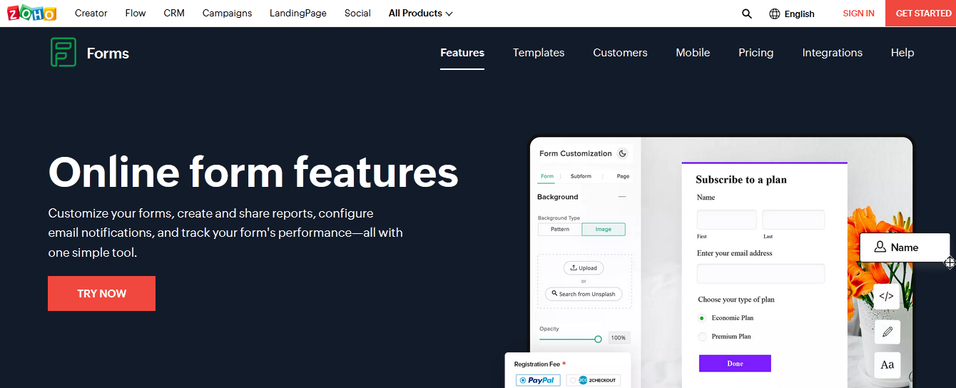 Formstack Online Form Builder — Popular Alternatives