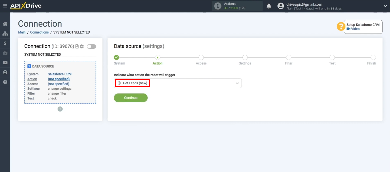 Salesforce CRM and Todoist integration without programming skills