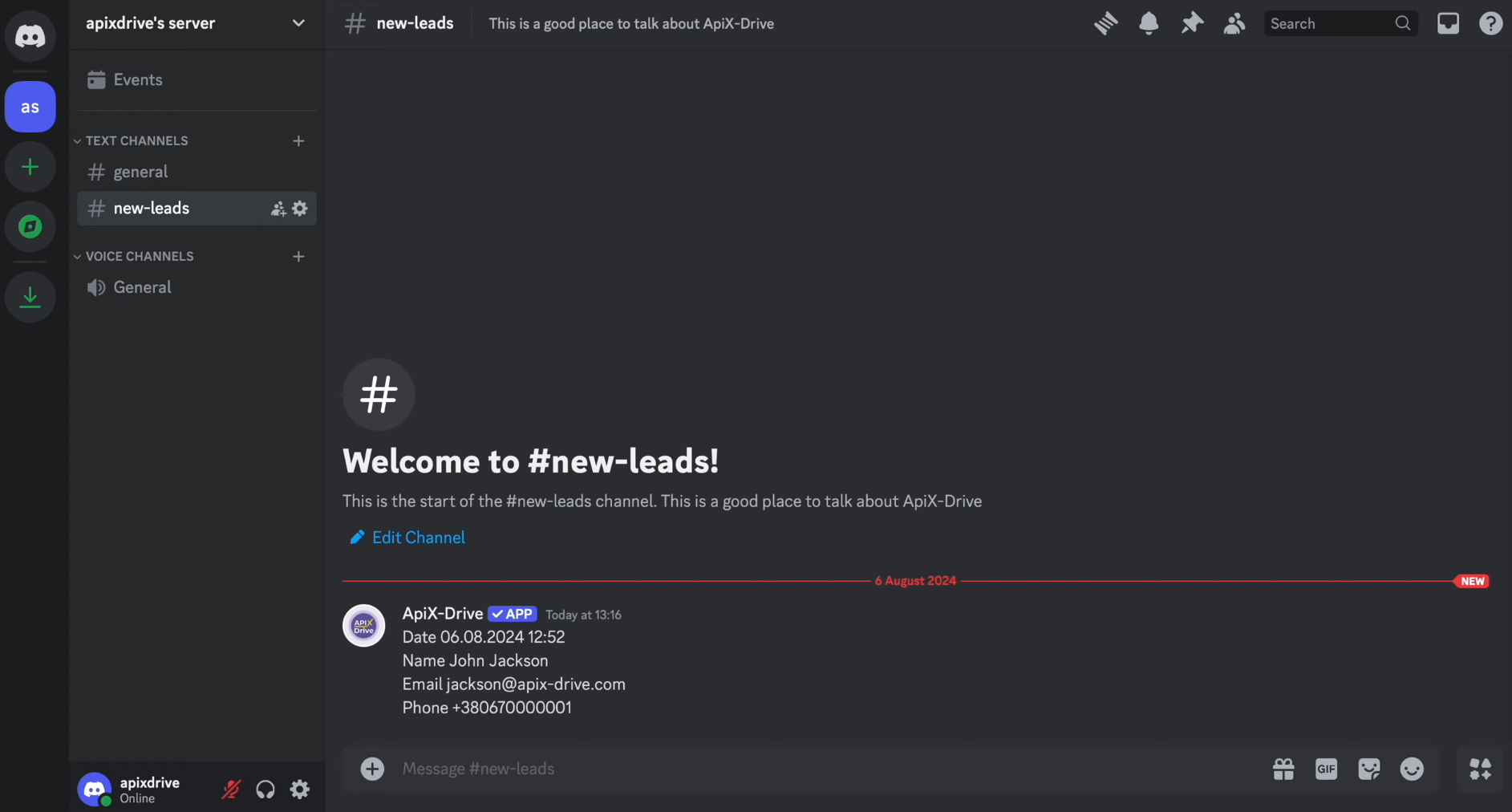 HelpCrunch and Discord Integration: Automatic Data Transfer | ApiX-Drive