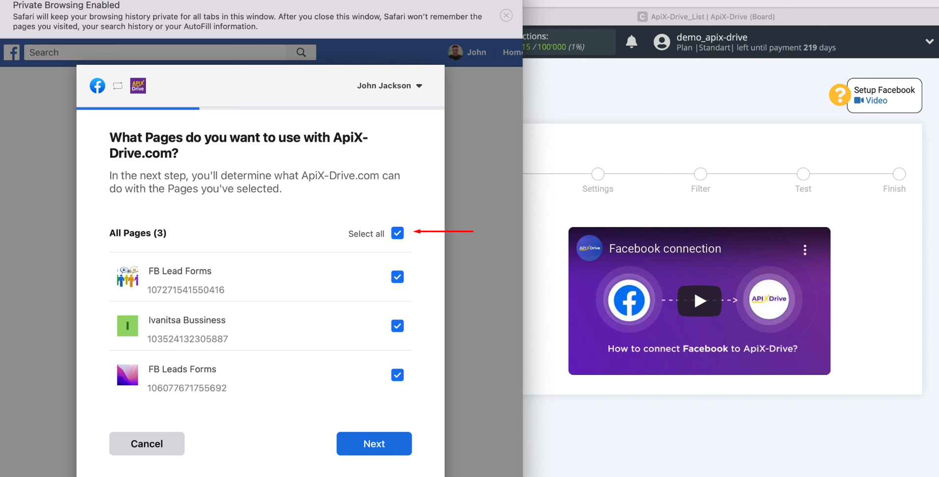 Setting Up Facebook and ClickUp Integration to Automate Lead Transfer