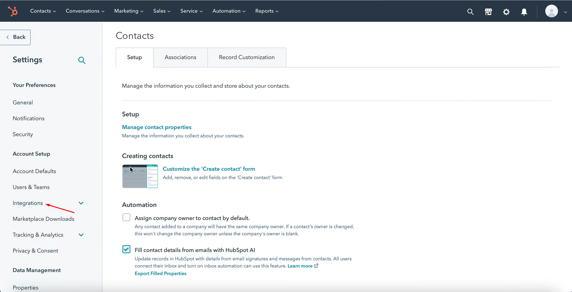 Step-by-step Instructions for Setting up the Integration of the HubSpot Platform and the Notion ...