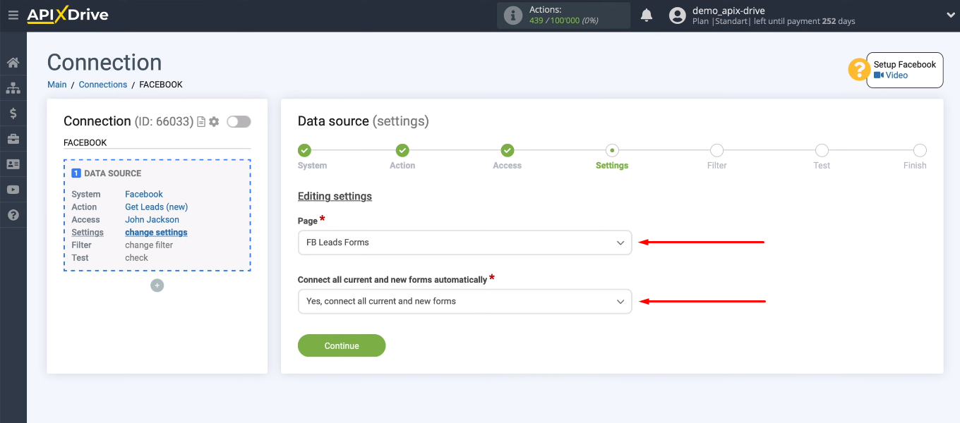 How to set up Facebook and Agile CRM integration