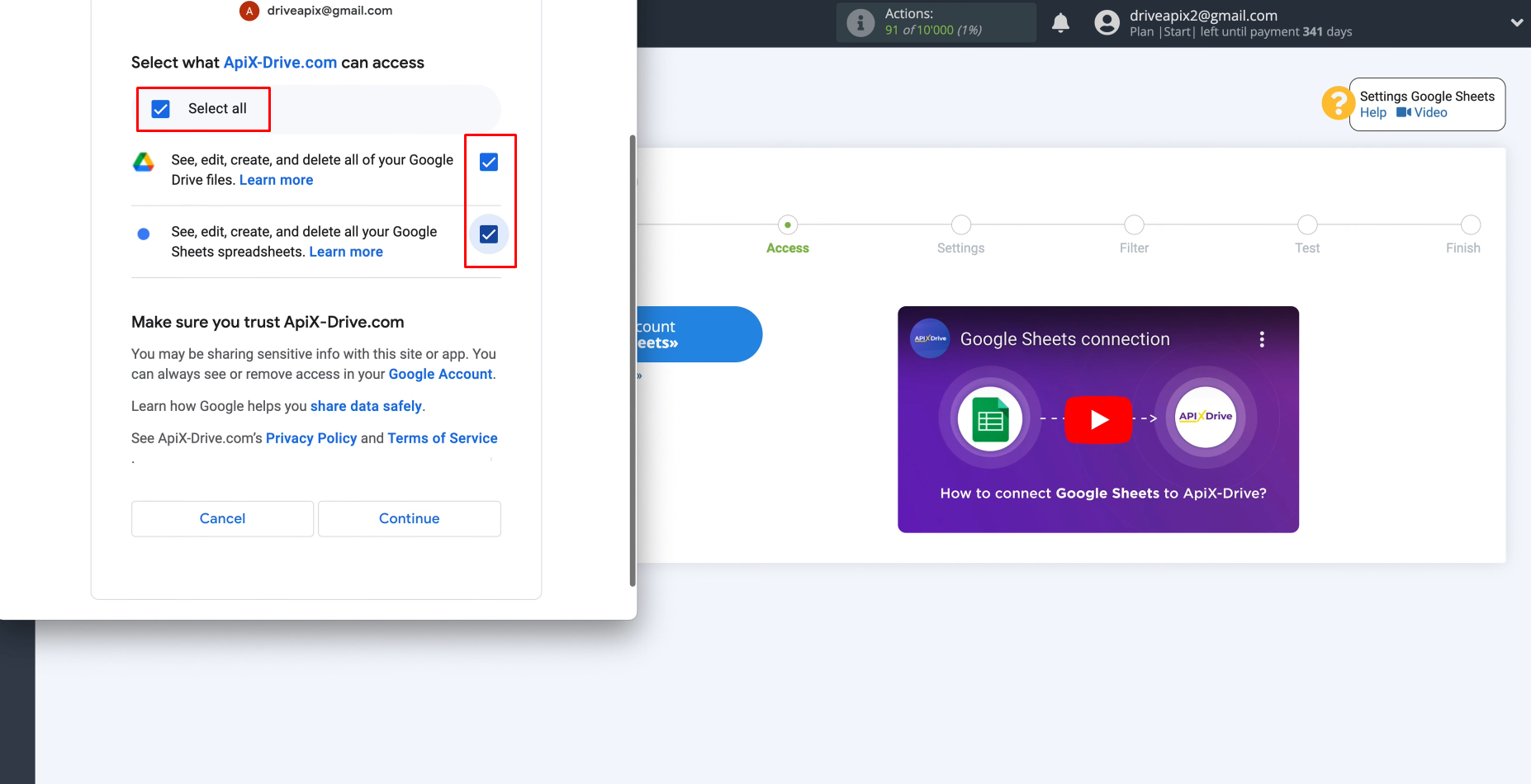 Setting up Google Sheets and Telesign Integration to Automate SMS Sending