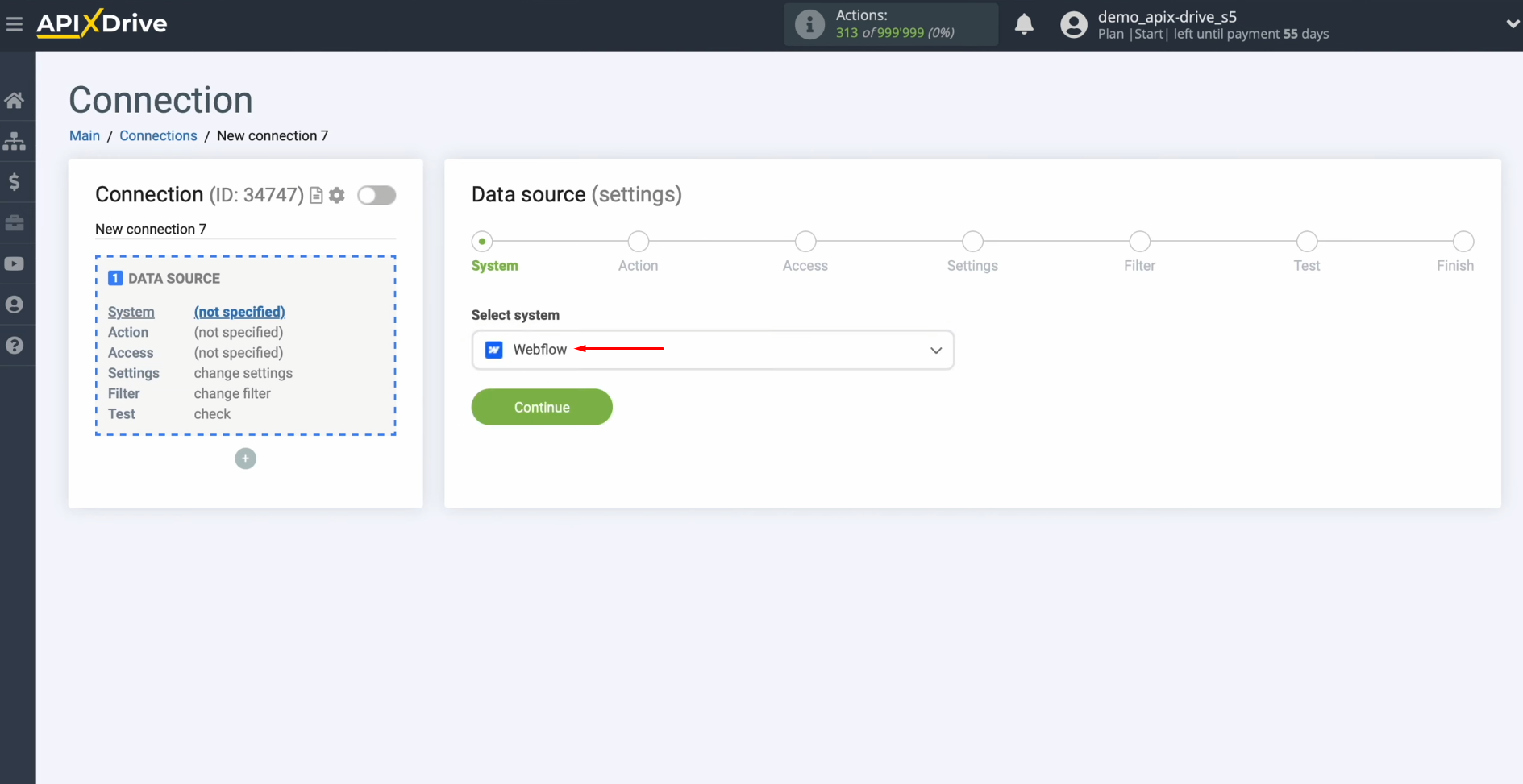 How to Set Up Webflow and Salesforce Integration Using the ApiX-Drive Connector