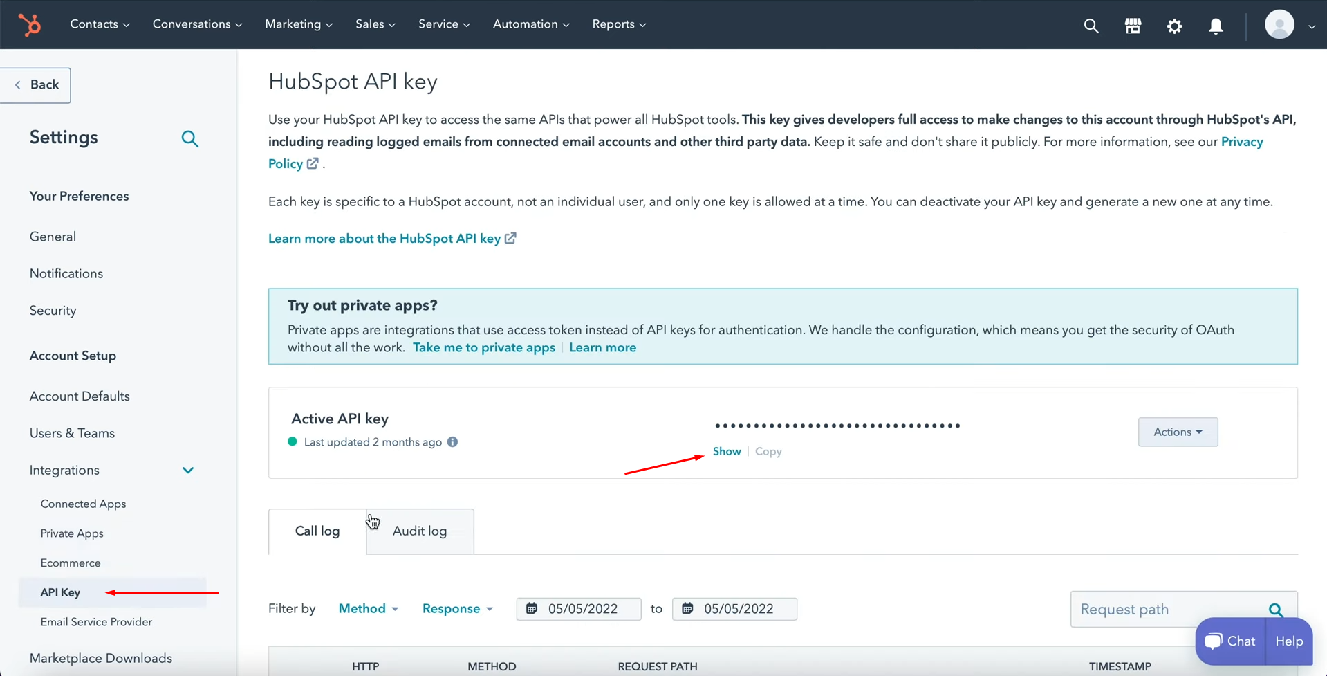 Step-by-step Instructions for Setting up the Integration of the HubSpot Platform and the Notion ...