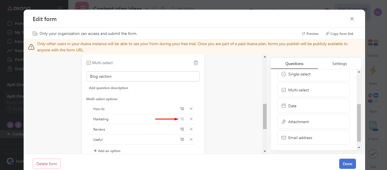 How to create Asana forms | Step-by-step guide