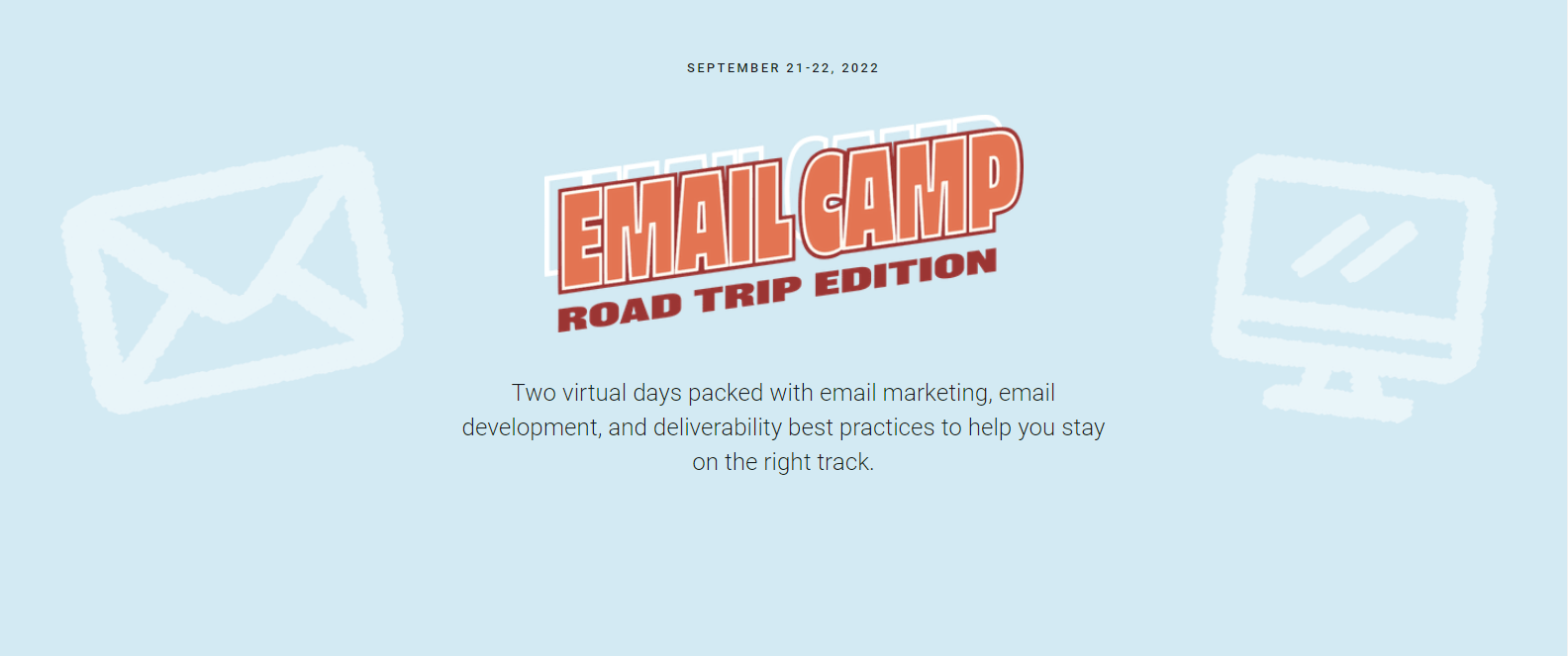Buckle up for Email Camp 2022: Road Trip Edition