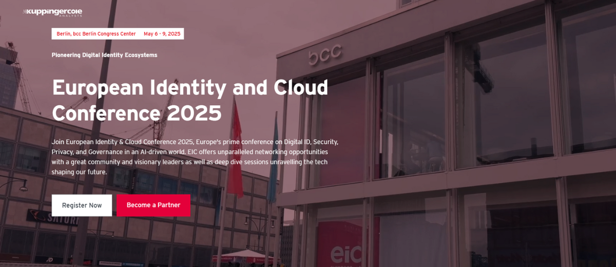 European Identity and Cloud Conference 2025 | EIC 2025
