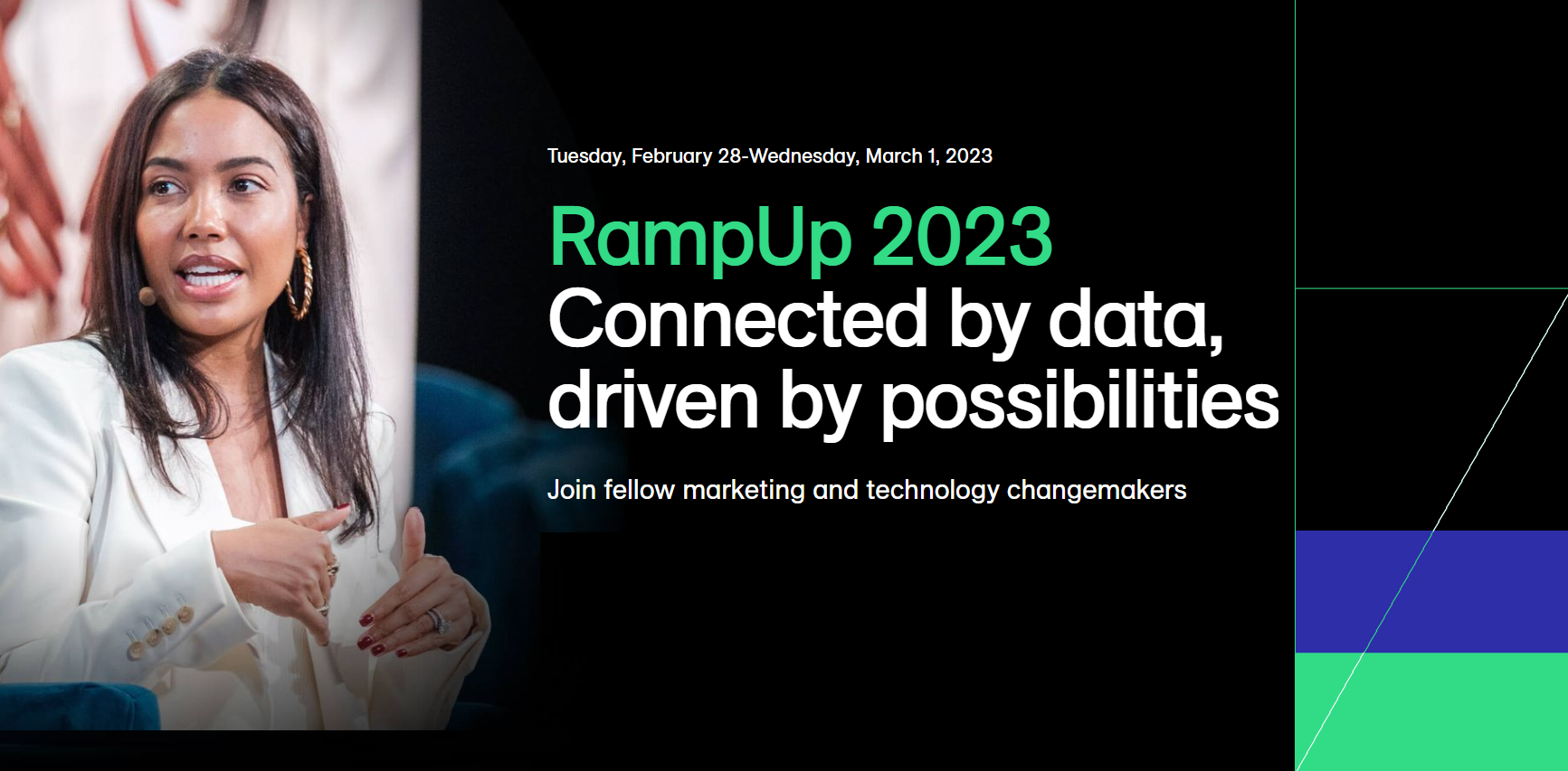 Connected by data, driven by possibilities. Join fellow marketing and technology changemakers