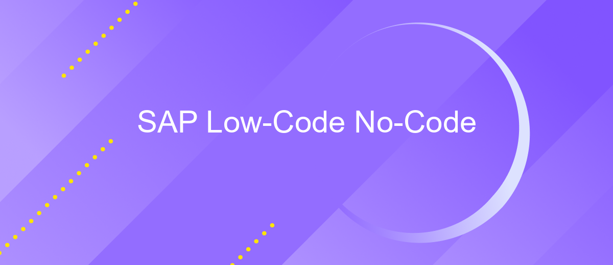 SAP Low-Code No-Code | ApiX-Drive SAP Low-Code No-Code | ApiX-Drive