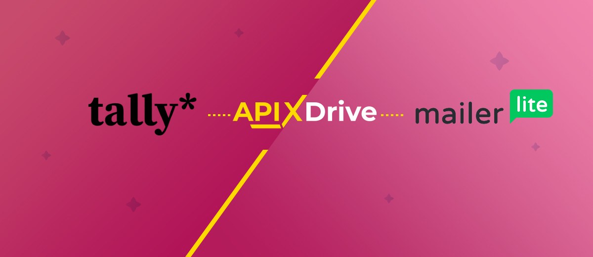 Tally And Mailerlite Integration Automatic Transfer Of Leads Apix Drive