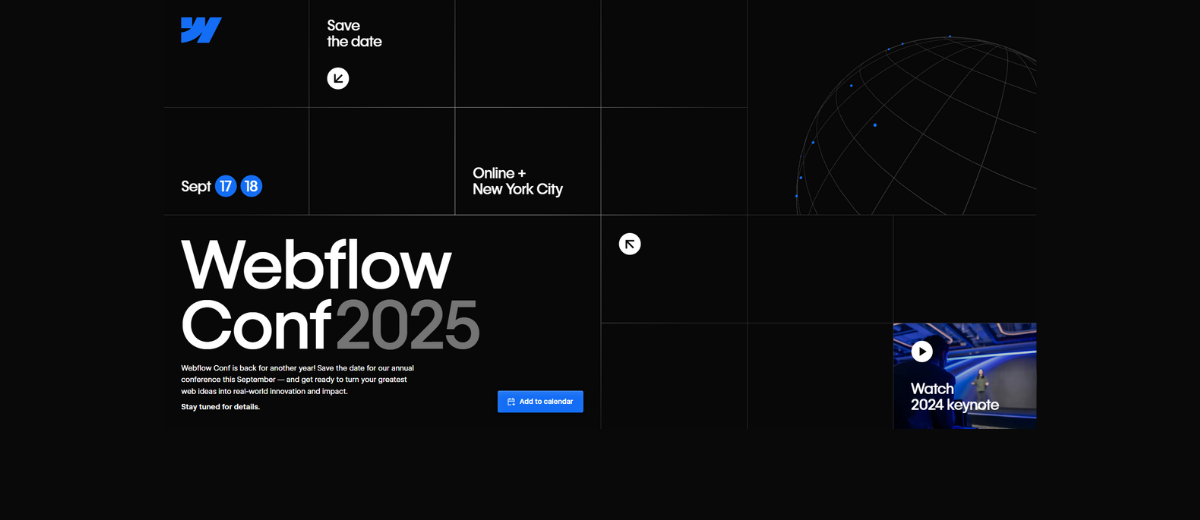 Webflow Conf 2025