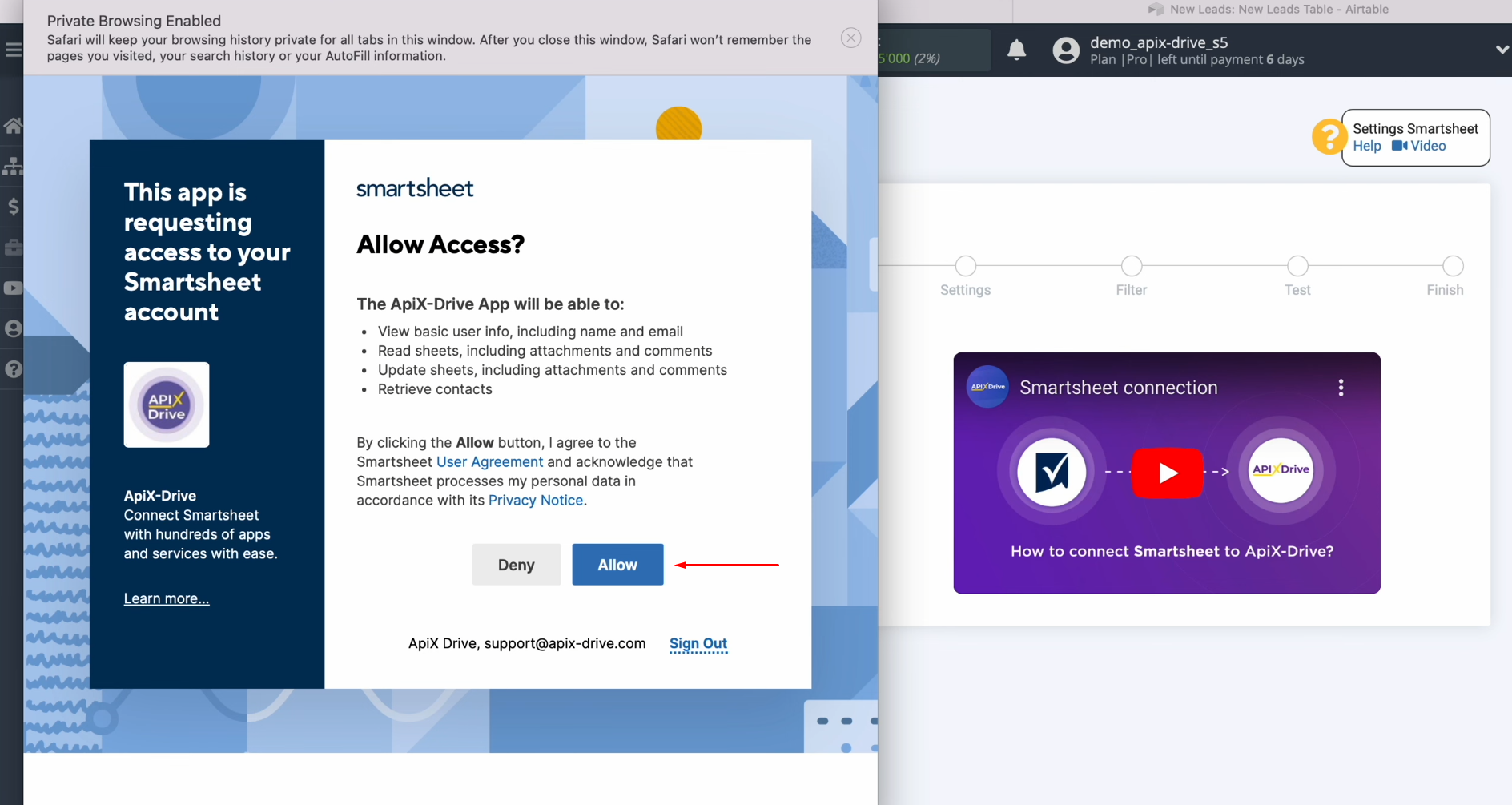 Integración de Smartsheet y Airtable: transferencia de datos ...
