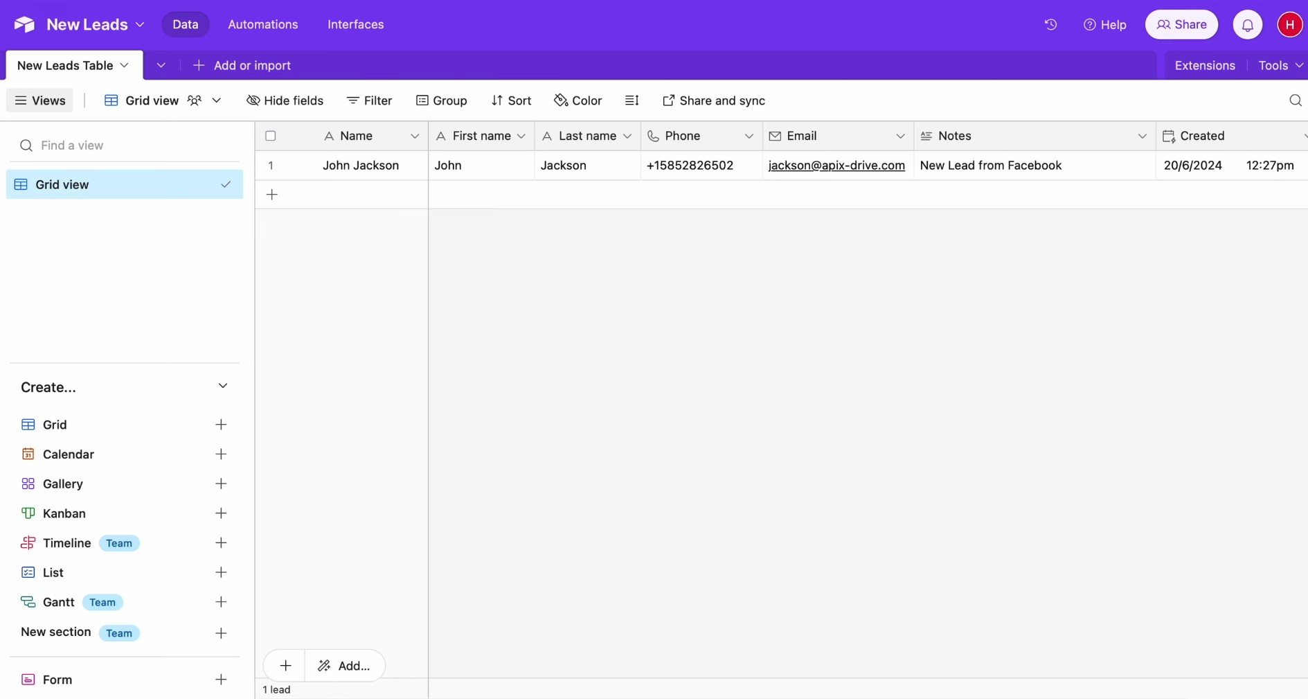Интеграция Google Sheets и Airtable: автоматический трансфер новых строк | ApiX-Drive